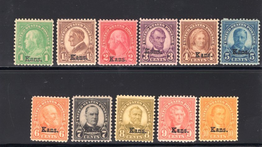 US 658-668 Mint (NH), Post Office Fresh, Complete Set, CV $431.50 ...