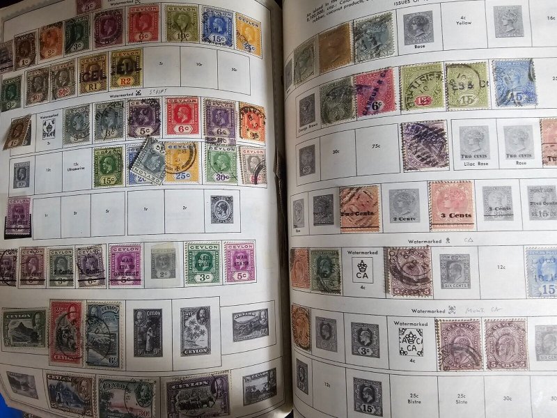 British Worldwide A-Z Stamp Collection in 3 HUGE Minkus Global Albums ...