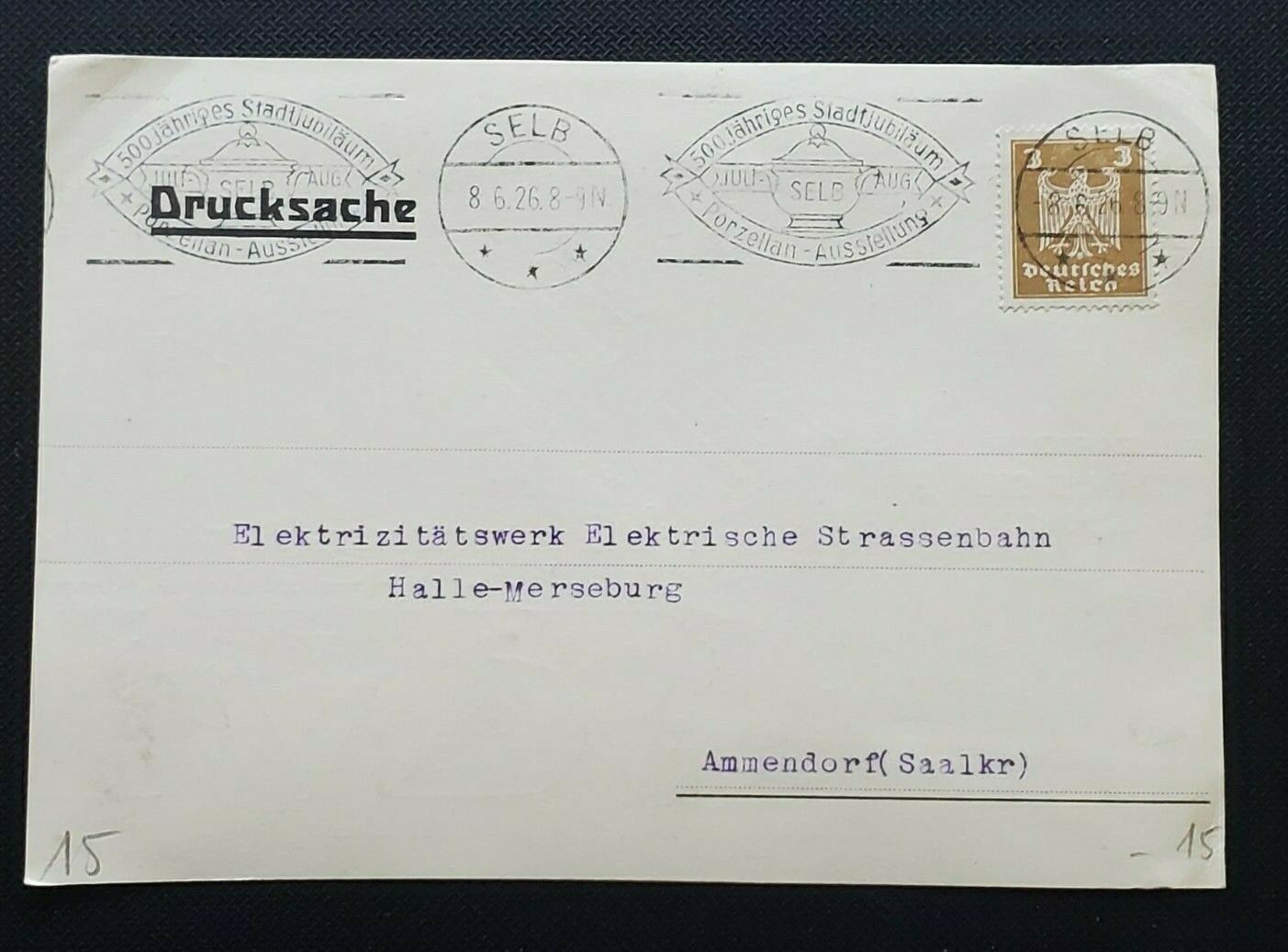 1926 Selb Germany RAPA Universal Rausch & Pausch Illustrated Radio ...