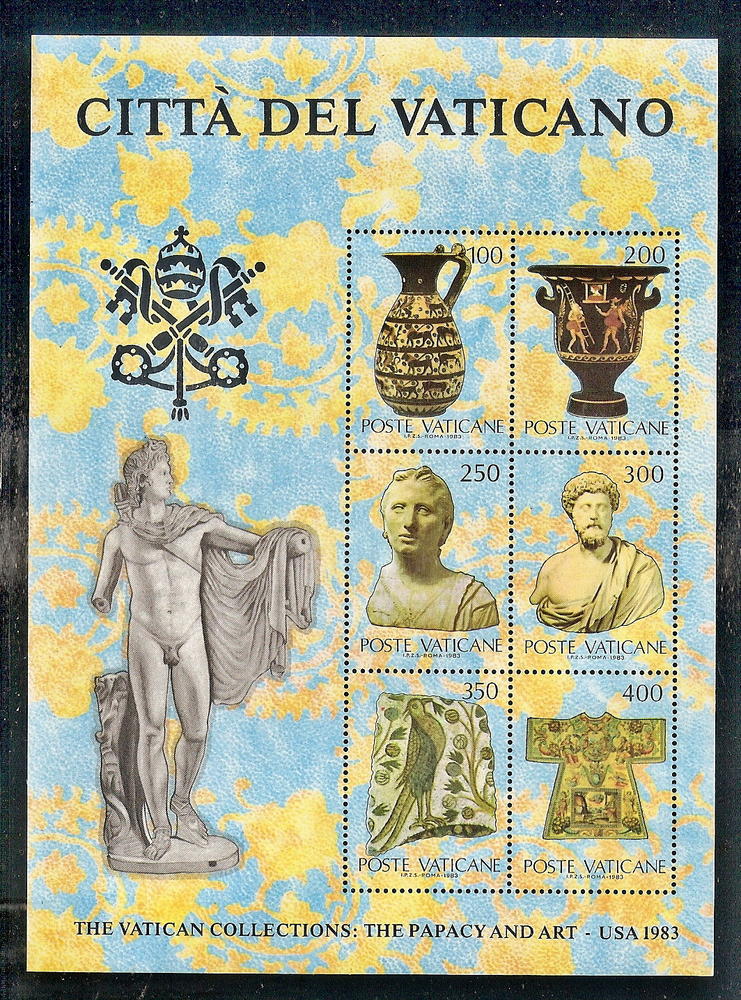 Vatican City 718-20 MNH 1983 Vatican Art Collection Sheets | Europe ...