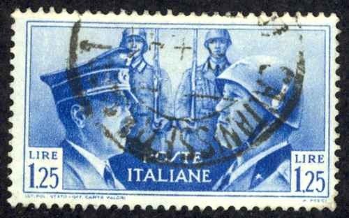 Italy Sc# 418 Used 1941 1.25l Hitler and Mussolini | Europe - Italy ...