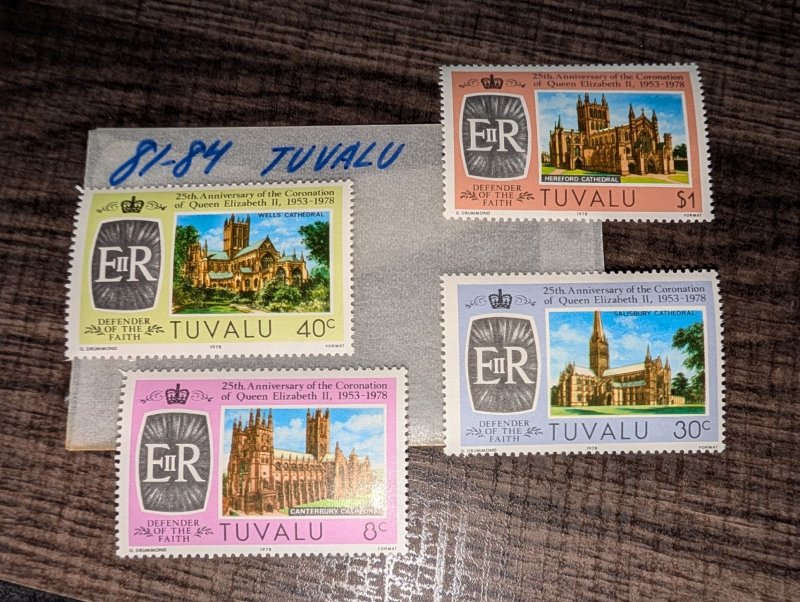 Tuvalu #81-84 MNH | Australia & Oceania - Tuvalu, General Issue Stamp ...