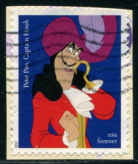 5217 US (49c) Disney Villains SA, used on paper | United States ...