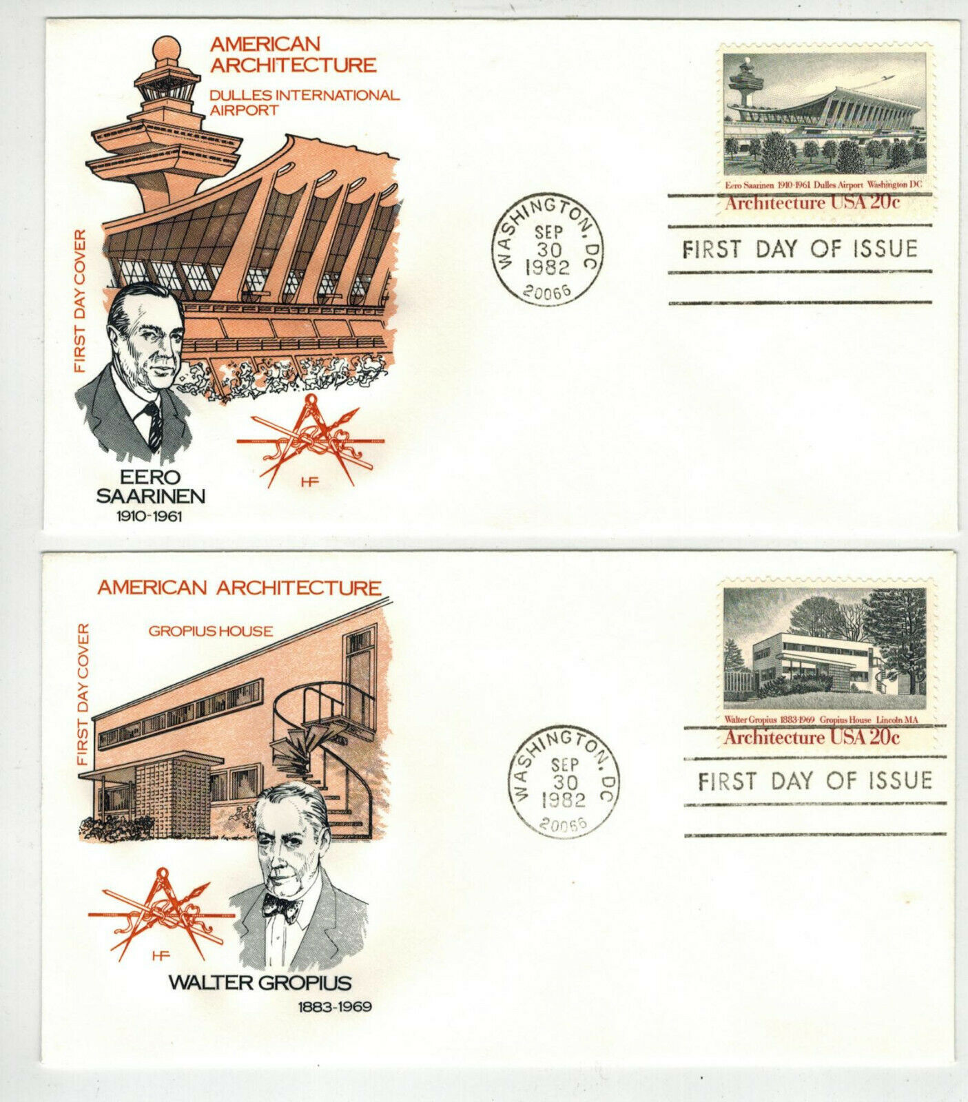 Farnam AMERICAN ARCHITECTURE SET OF 5 Inc. Block of 4 F Lloyd Wright ...