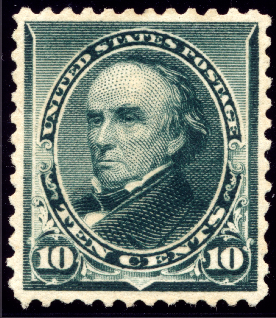 US 226 10c 1890 Daniel Webster PSAG grade 80 unused OG hinged | United ...