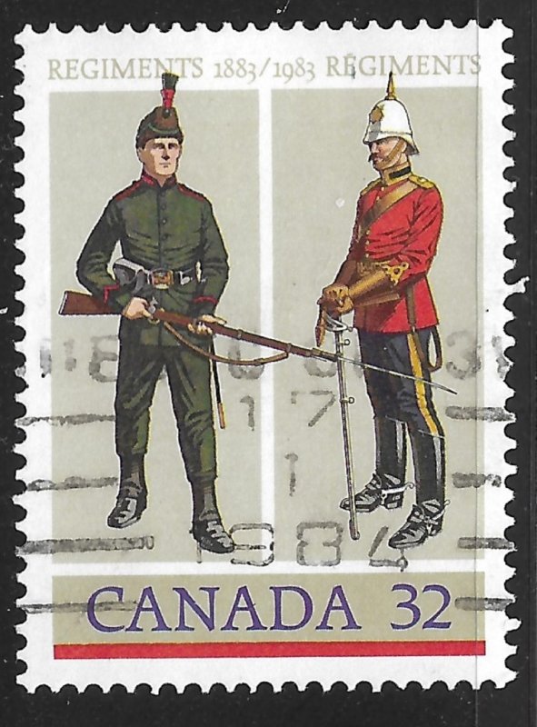 Canada #1008 32c Army Regiments-Royal Winnipeg Rifles/Canadian Dragoons ...