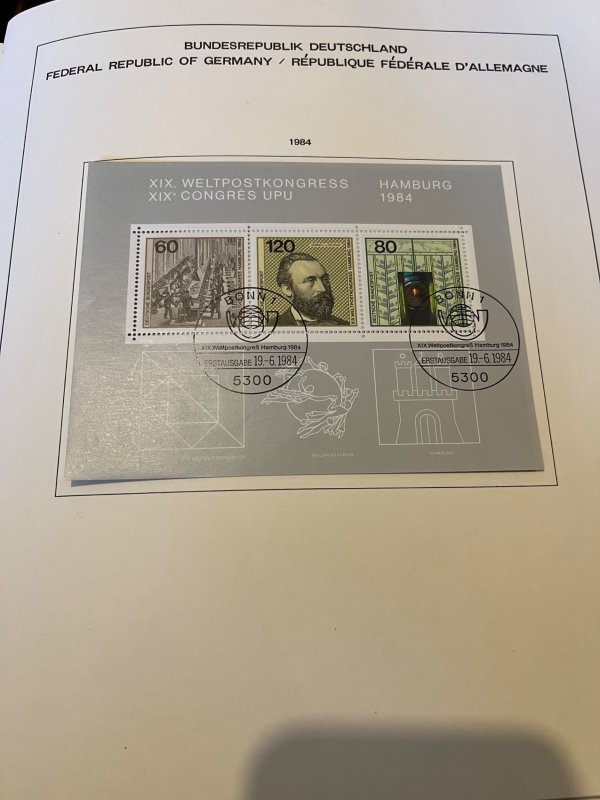 Germany 1971-1991 . Album of 1100 Stamps in very good condition ...