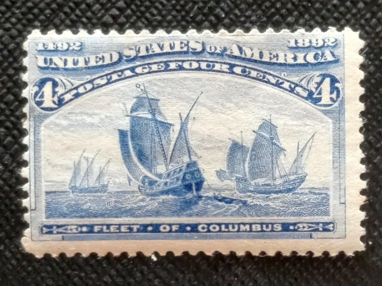 US Scott #233A Var, Rare "Blue Error" MH , OG F-Vf | United States ...
