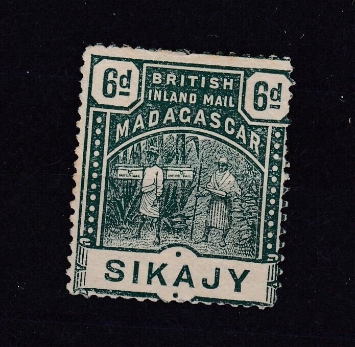 Madagascar 1895 6d British Inland Mail Sikajy MNG BP7008 | Africa ...