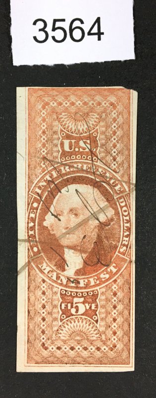 US Stamps # R90A Used $250 LOT #H 3564 | United States, Revenues Stamp ...