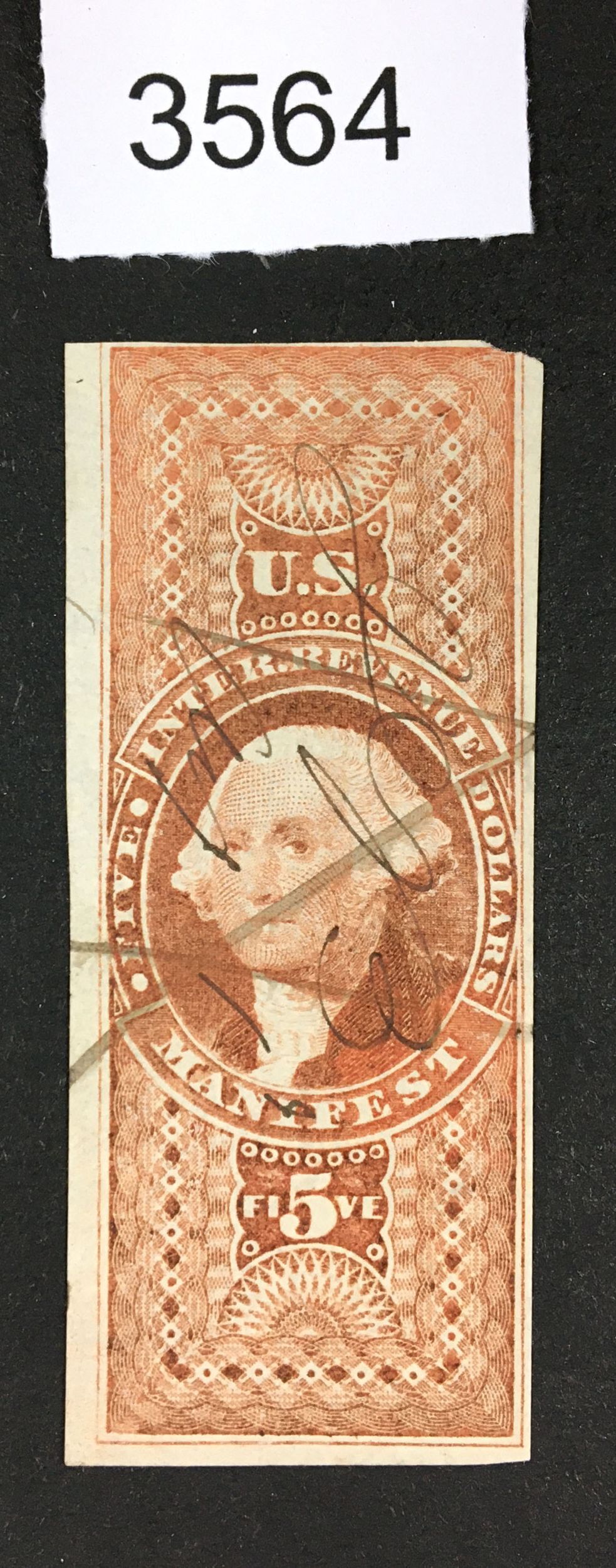 US Stamps # R90A Used $250 LOT #H 3564 | United States, Revenues Stamp ...