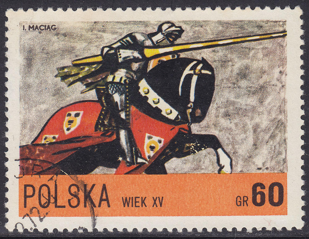 Poland 1948 15th Cent. Mounted Knight 60GR 1972 | Europe - Poland ...