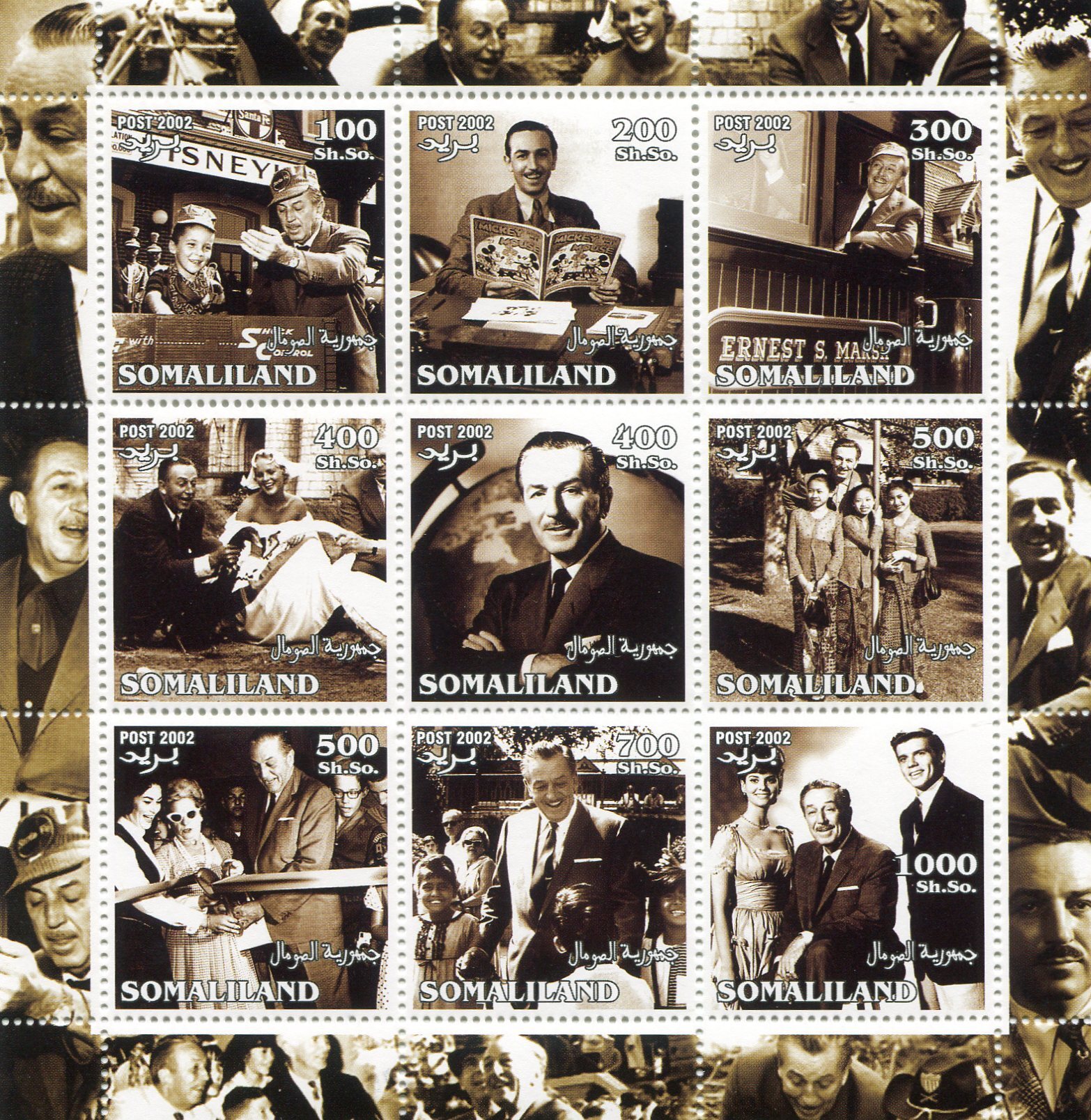 Somaliland 2002 WALT DISNEY Sheet Perforated Mint (NH) | Africa ...