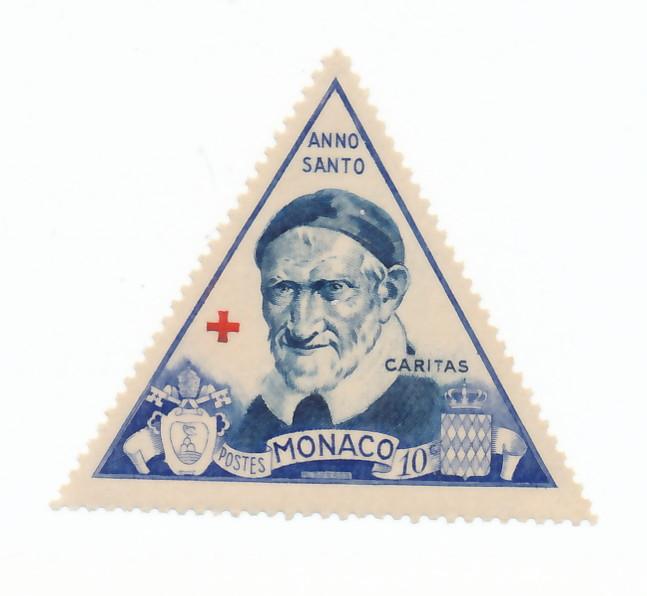 Monaco 1951 Scott 262 MH - 10c, Holy Year, Anno Santo | Europe - Monaco ...
