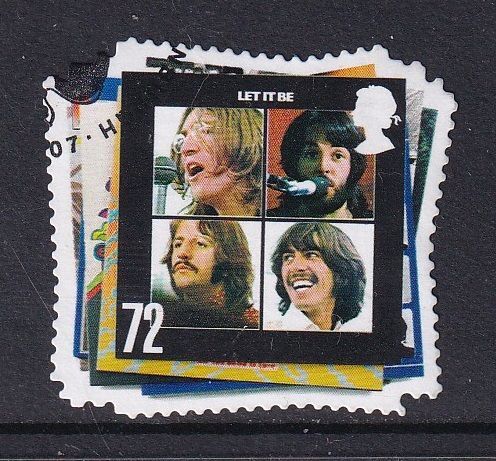 Great Britain #2425 used 2007 Beatles album covers 72p | Great Britain ...