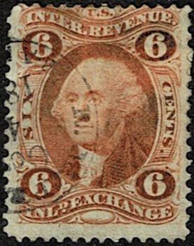 1863 United States Revenue Scott Catalog Number R30c Used | United ...