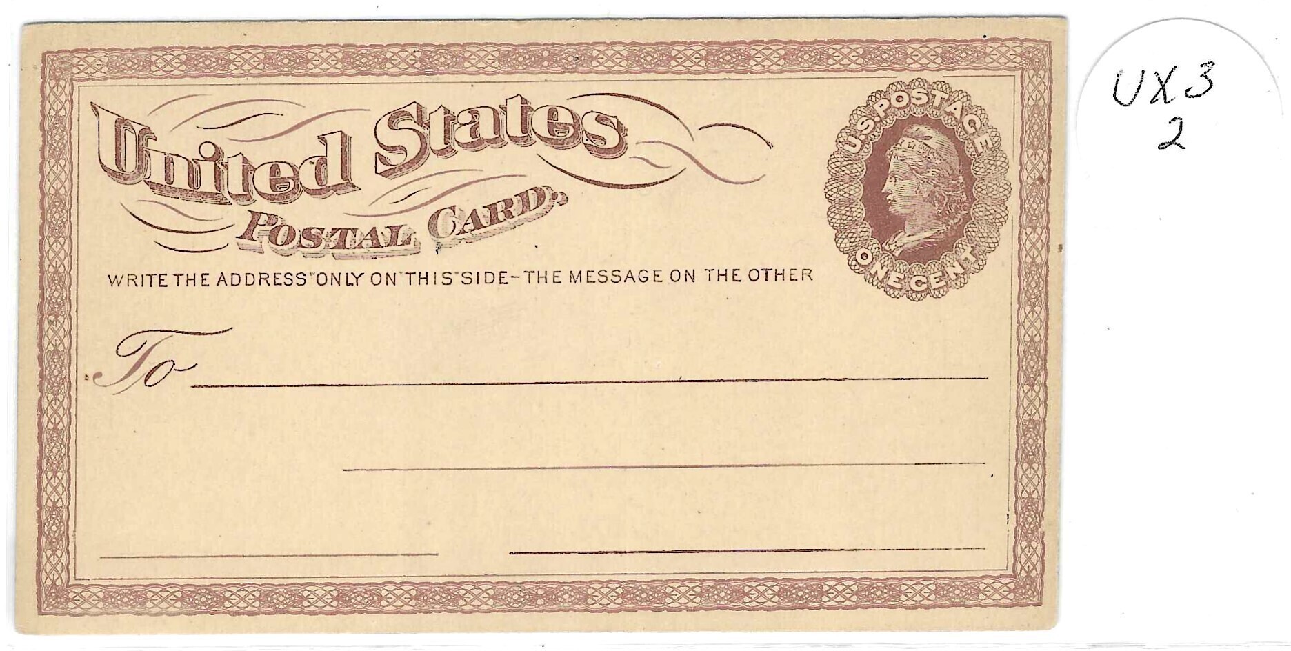 Scott# UX3 1 US Postal Card | United States, Postal Cards Stamp / HipStamp