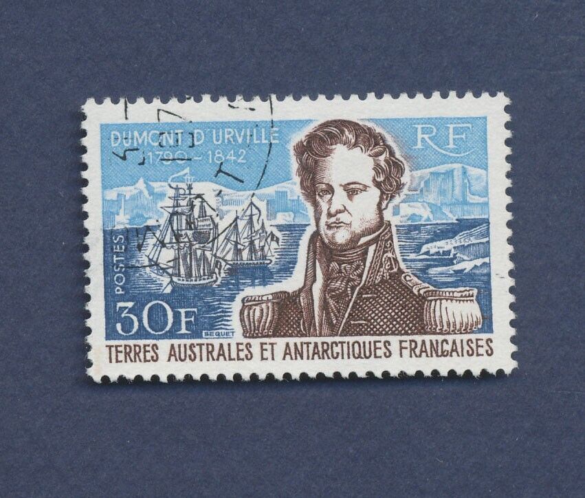 FRENCH SOUTHERN ANTARCTIC TERRITORY - FSAT - Scott 30 - VF used - ship ...