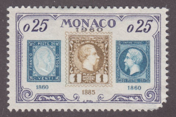 Monaco 461 75th Anniversary of Monaco Postage Stamps 1960 | Europe ...