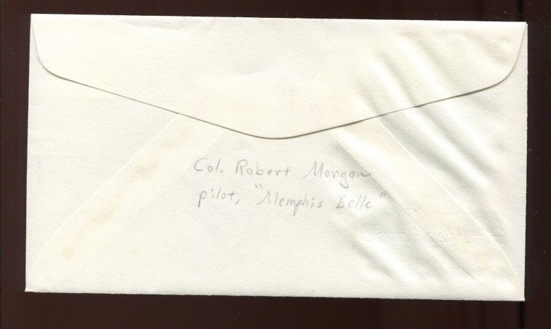 Robert Morgan Famous WW2 Memphis Belle B-17 Pilot Signed Cover Lv4039 ...