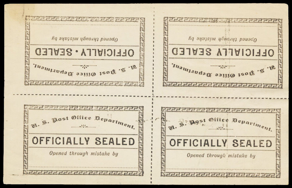 U.S. Post Office Seals Lox11C Mint (ID # 104955)- L | United States ...