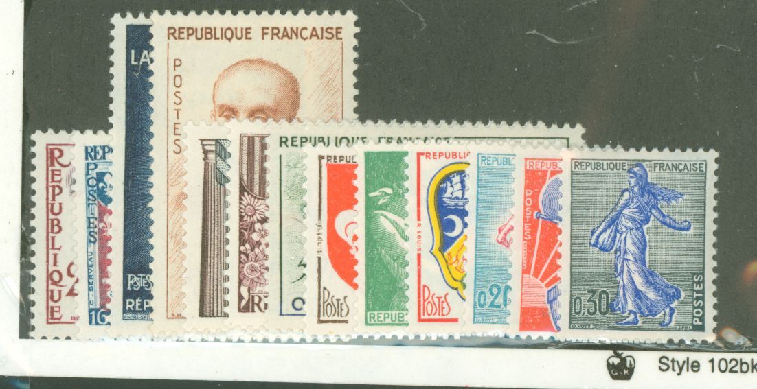 France #931-942A Unused Single (Complete Set) | Europe - France ...