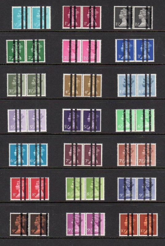 Collection of Machin Post Office Training Stamps in Unmounted Mint ...