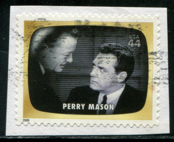 4414n US 44c Perry Mason SA, used on paper | United States, General ...