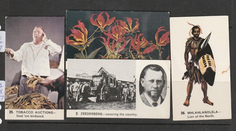 Rhodesia 4 cards ( from Cigarettes ?? ) seen them listed single, Cheap ...