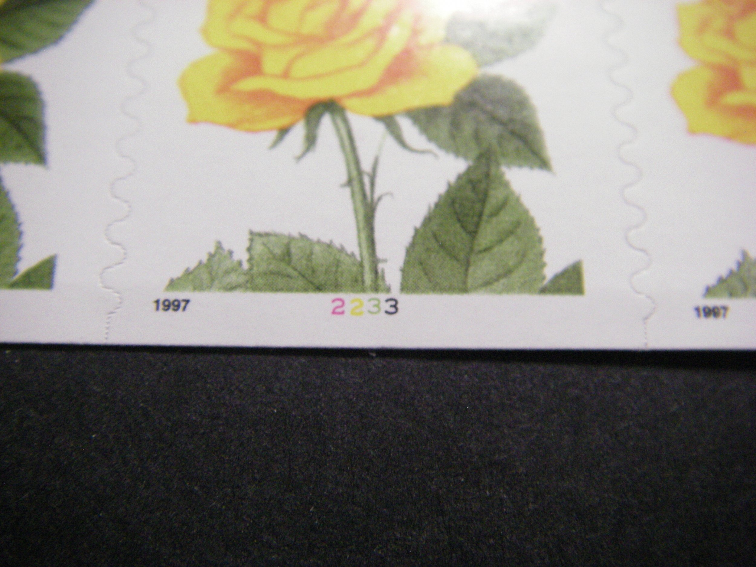 Scott 3054, 32c Yellow Rose, PNC3 #2233, MNH Coil Beauty | United ...