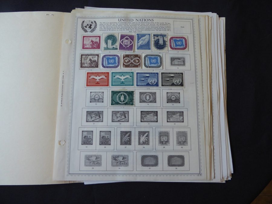 United Nations to 1988 Stamp Collection on Album Pages | Worldwide ...