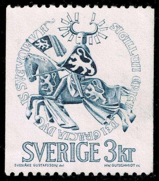 Sweden #753 Seal of Duke Eric Magnusson; Used | Europe - Sweden ...