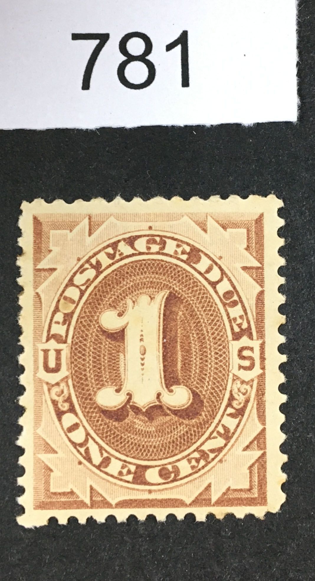 US Stamps # J1 Mint OG NH $260 LOT #E 781 | United States, Postage Due ...