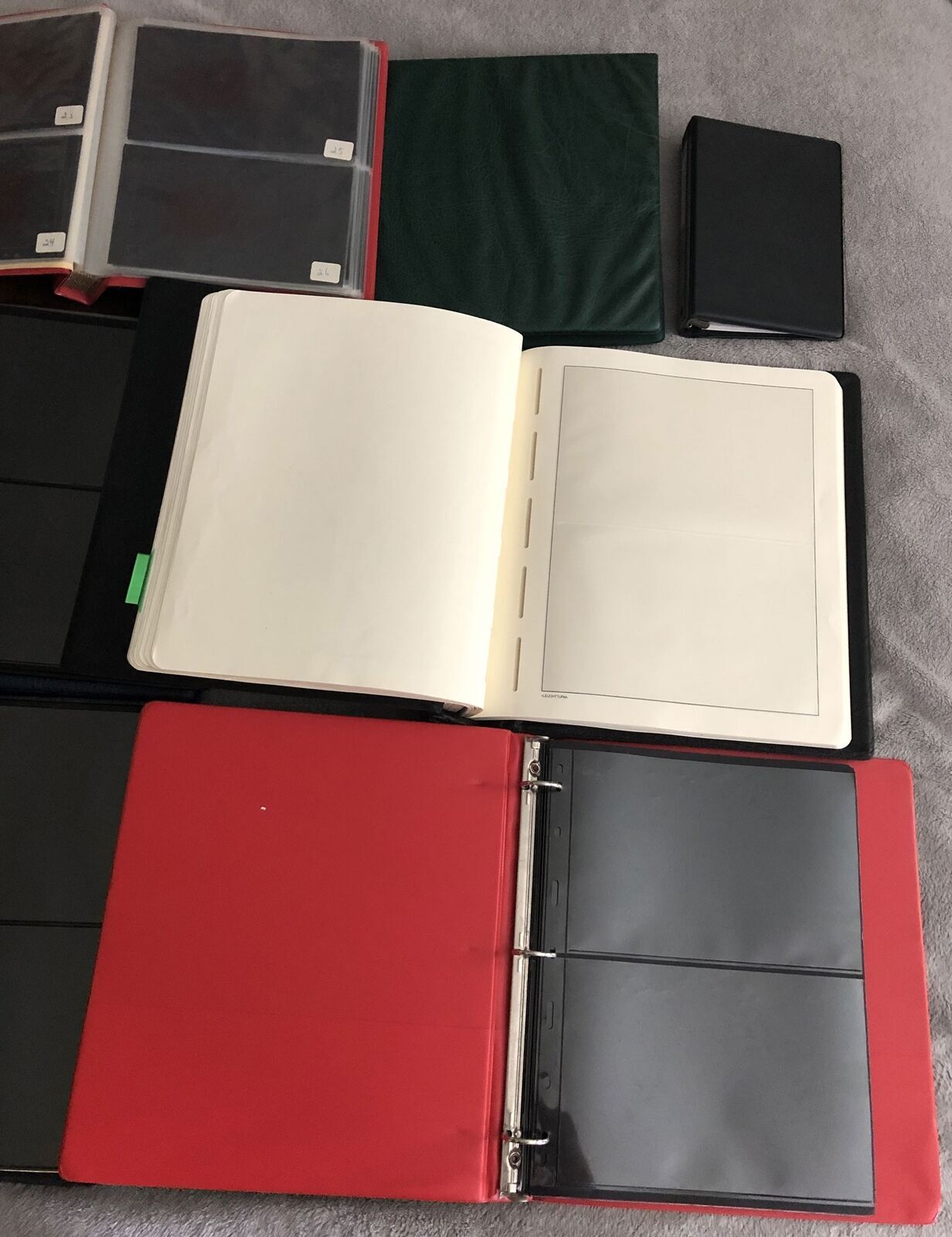LOT/15 Stamp Albums for Covers, Includes 150 or so 2 Shelf Pages! Ready ...