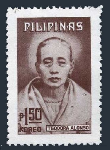Philippines 1205,MNH.Michel 1112. Teodora Alonso,mother of Jose Rizal ...
