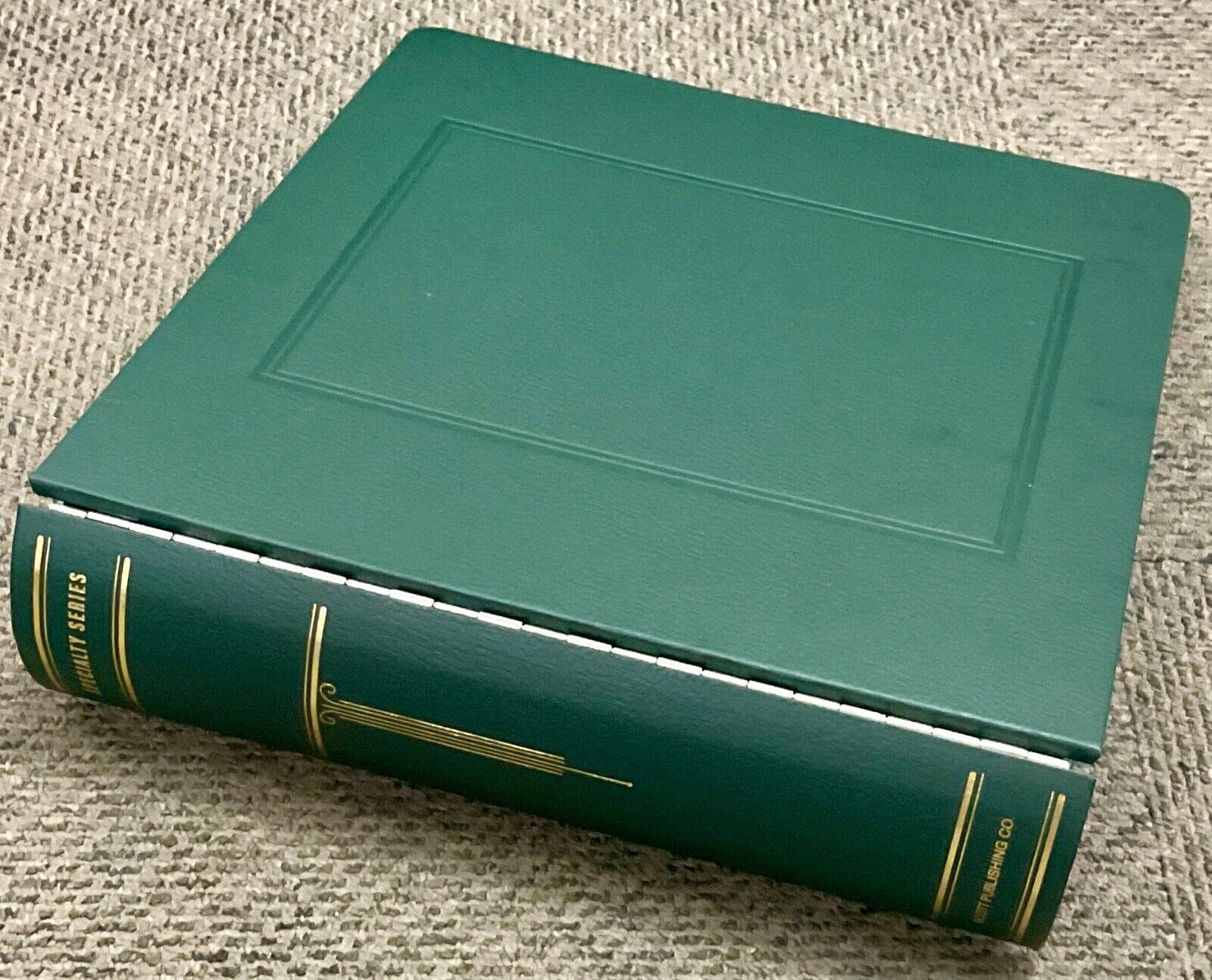 Scott Extra Wide Heavy Duty Green Specialty Stamp Binder 3-Ring w/Metal ...