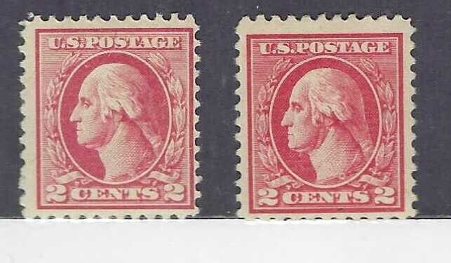 1920 2 Wash Heads (526 Type VI & 527 Type V) Mint H $43 | United States ...