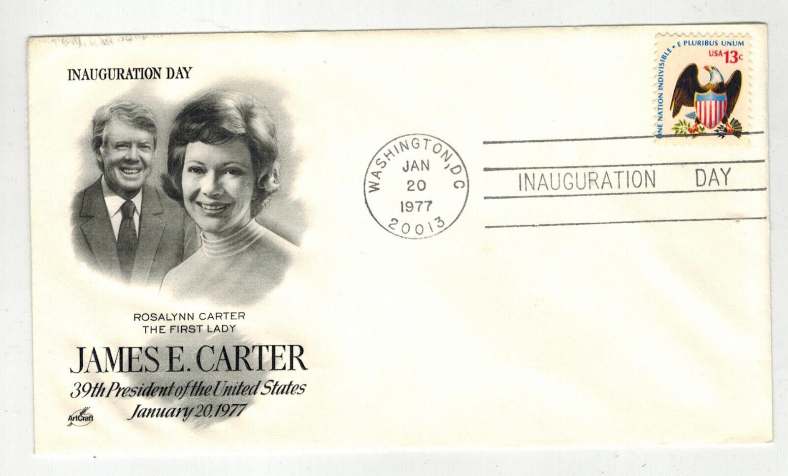 Jimmy Carter President 1977 Inauguration DAY Jec-11 With Rosalynn D.C ...