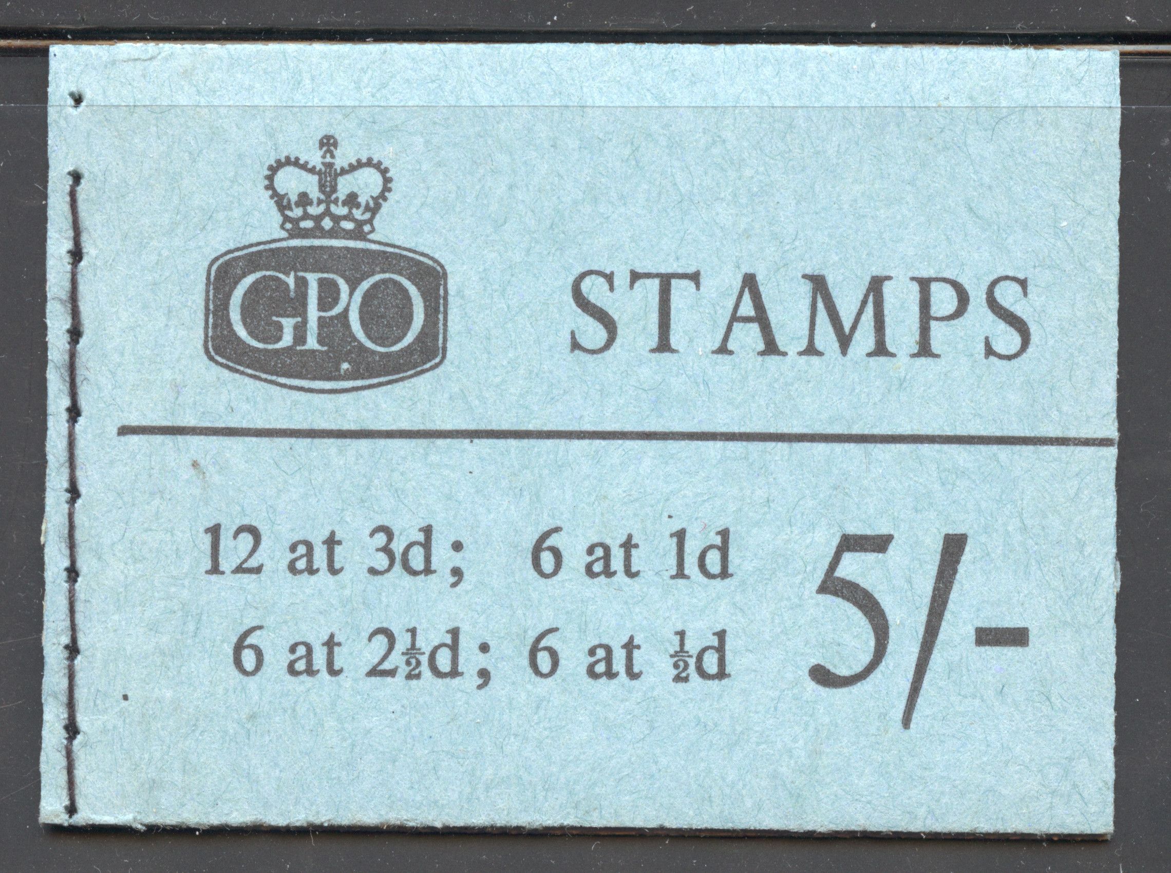 Great Britain Scott BK108a (SG H39g) Complete Booklet -1959 SG Type C ...