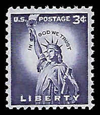 PCBstamps US #1035c 3c Statue of Liberty, MNH, (1) | United States ...