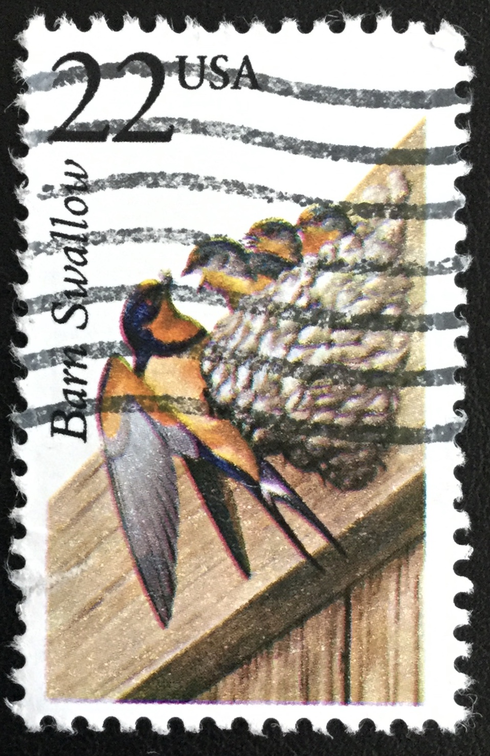 Collectibles Postage Stamps The Barn Swallow SIX Vintage North American ...