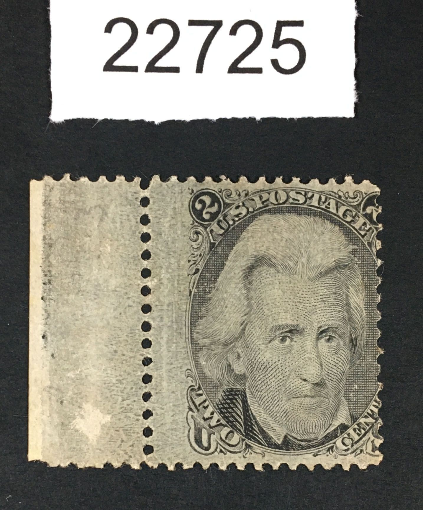 US Stamps # 93 VAR. Over Inked Unused NO GUM LOT #22725 | United States ...