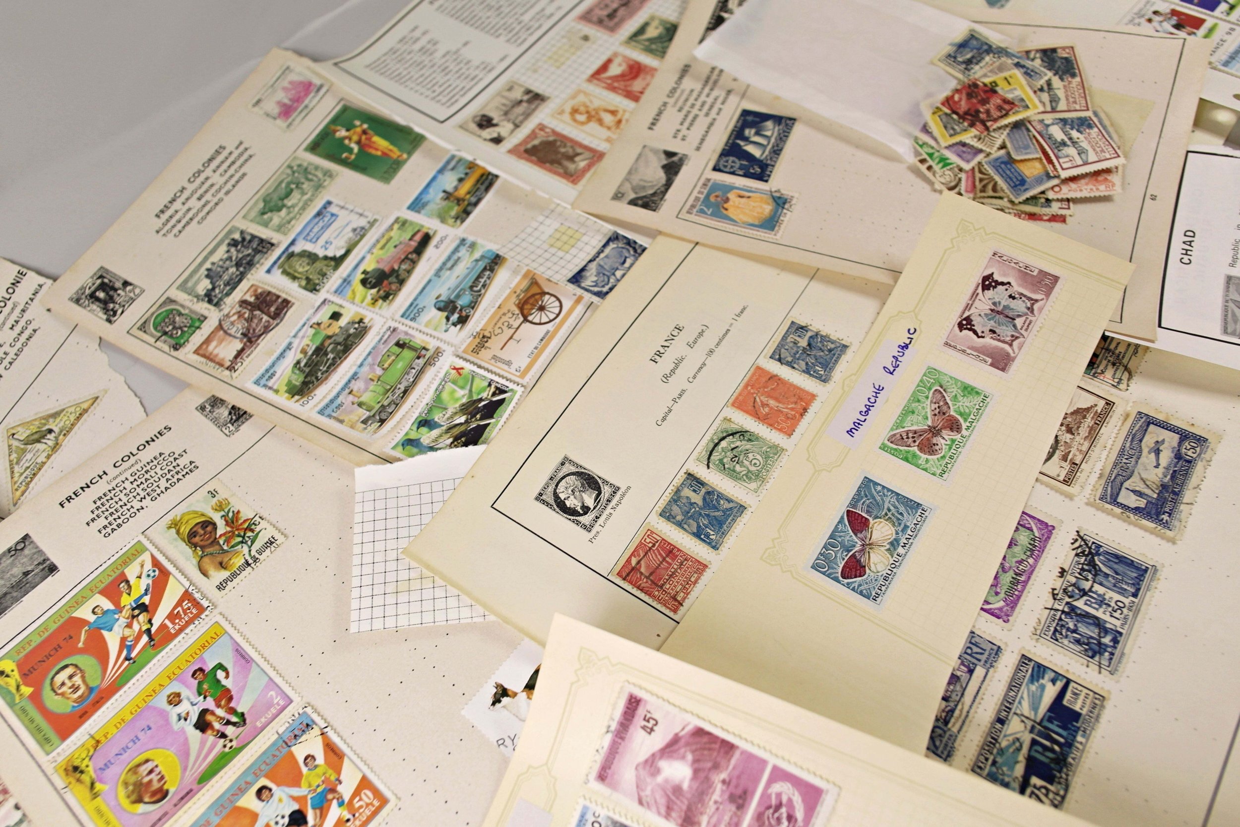 3830: FRENCH COLONIES: Large Collection of Mint & Used French Colony ...