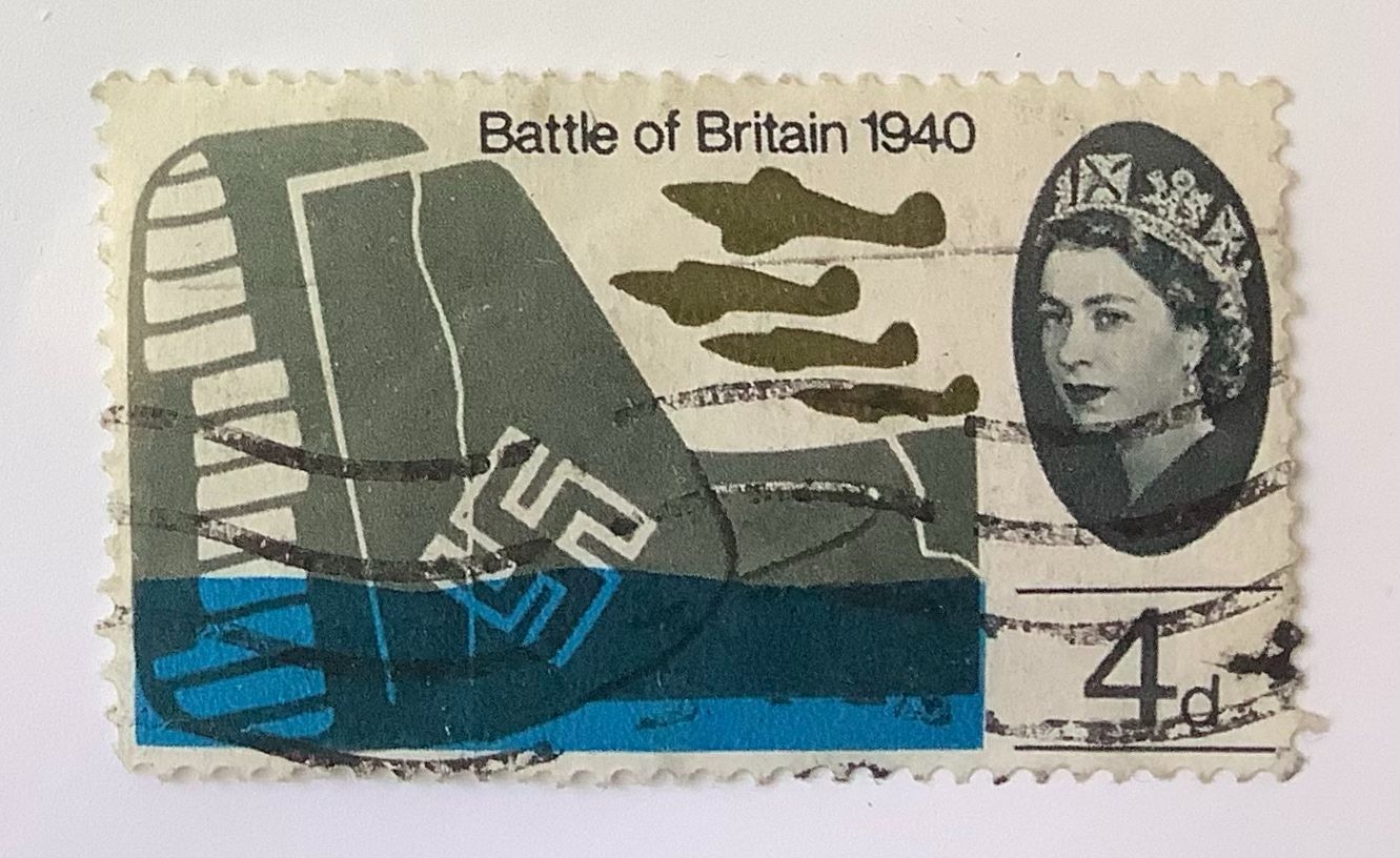 Great Britain 1965 Scott 435 used - 4p, 25th Anniv. of the Battle of ...