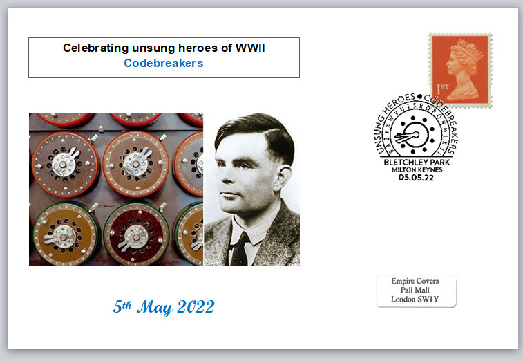 GB 2022 celebrating unsung heroes of WWII codebreakers alan turing ...