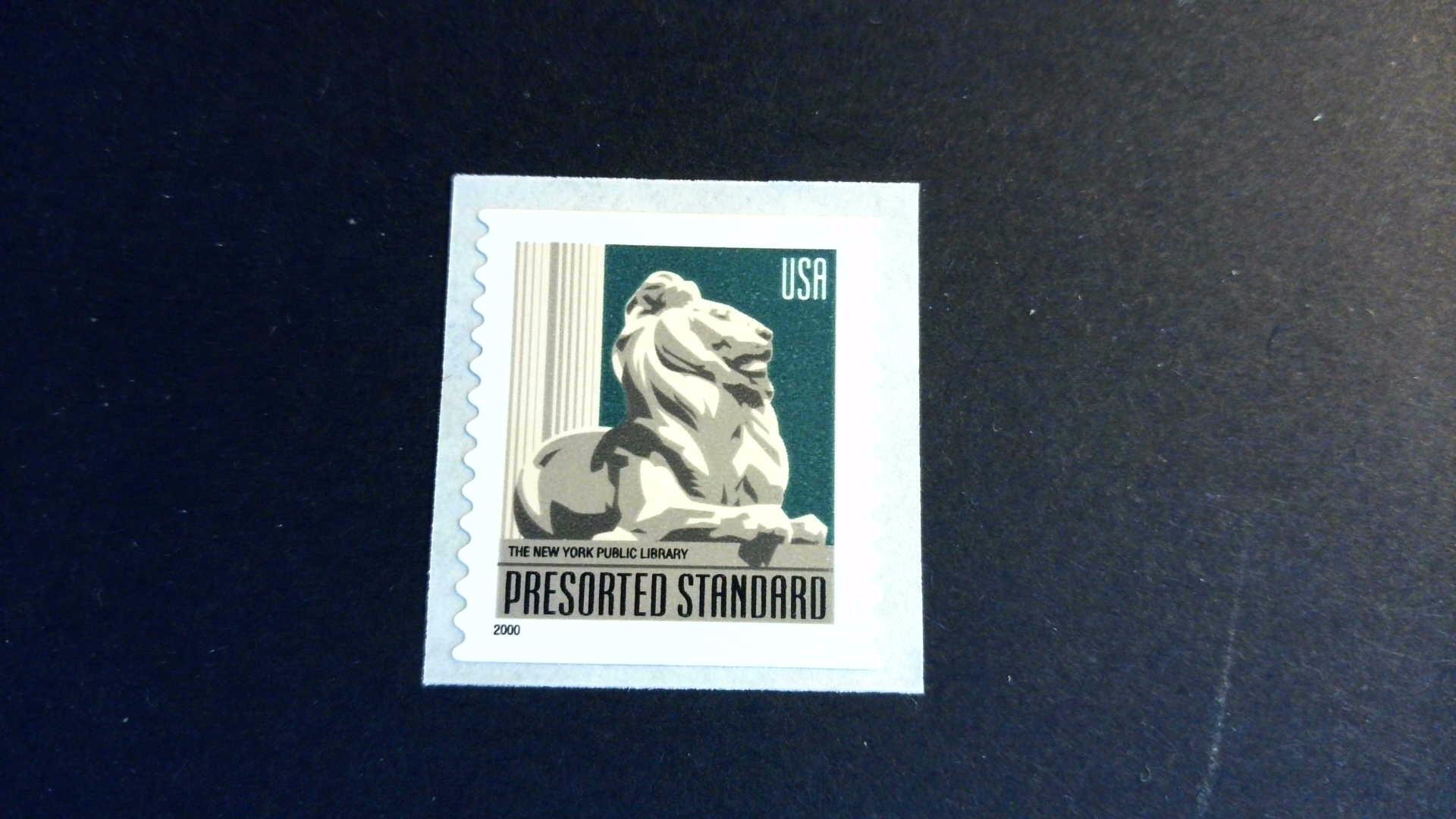 USA 3447 NY Public Library pre-sorted standard | United States, General ...