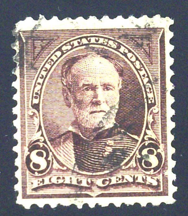 Scott#272a - Violet Brown - Full R watermark visible with Weiss Cert ...