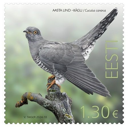 Estonia Estland Estonie 2024 Bird of the year Common cuckoo Omniva ...
