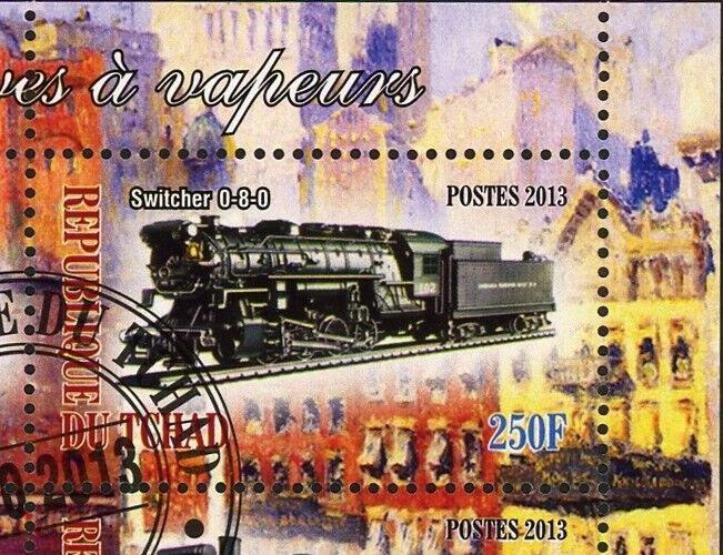 Steam Locomotives Train Transportation Souvenir Sheet of 4 Stamps ...