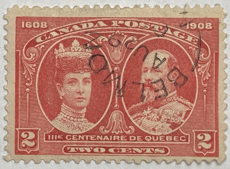 CANADA 1908 #98 Quebec Tercentenary Issue - Used | Canada, General ...